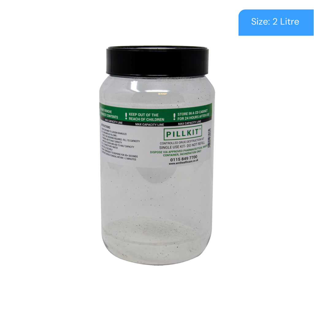 2 Litre Controlled Drug Destruction Kit | EMT Healthcare